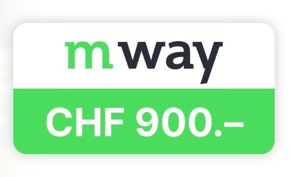 900 CHF Velo mway Gutschein ab 1CHF / Bon mway 900 CHF (Neu und originalverpackt) in Wallisellen ...