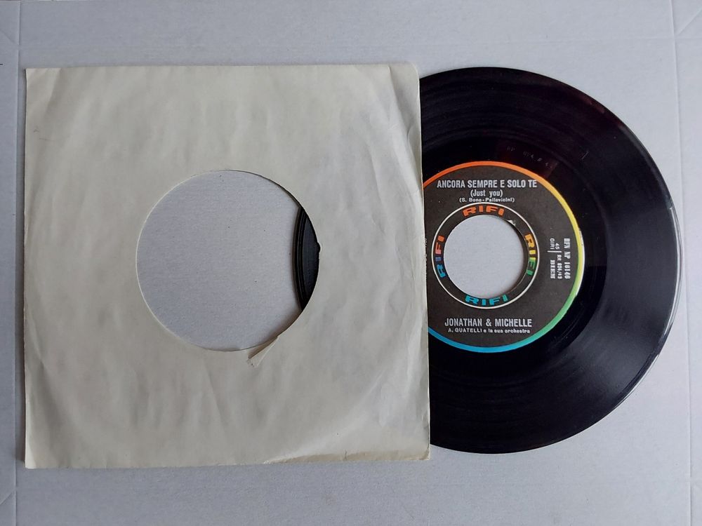 Vinyl Single - Jonathan & Michelle - Italy 1966 (Gebraucht) in Villeret ...