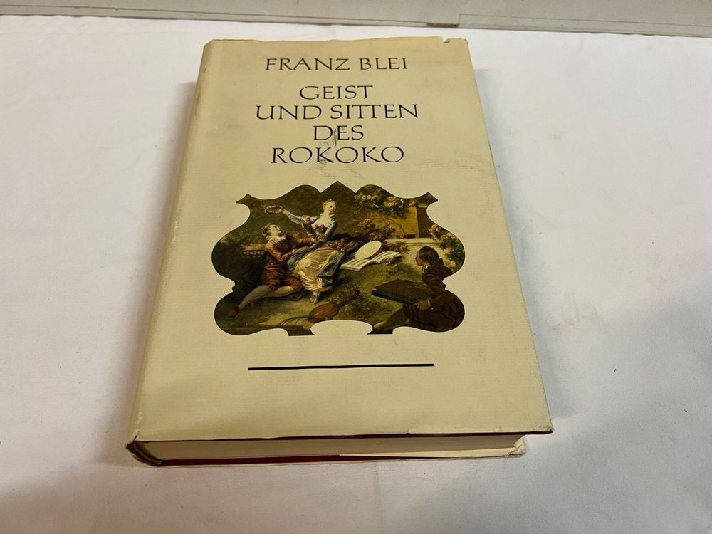 Livre « Geist und sitten des Rokoko (Gebraucht) in Villars sur Glane ...