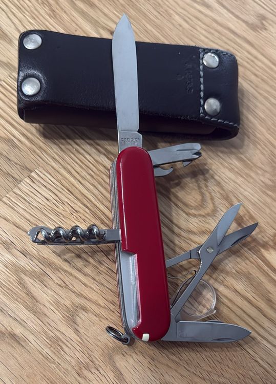 VICTORINOX SACKMESSER MIT ETUI(ERNST BASLER +PARTNER) (Gebraucht) in ...
