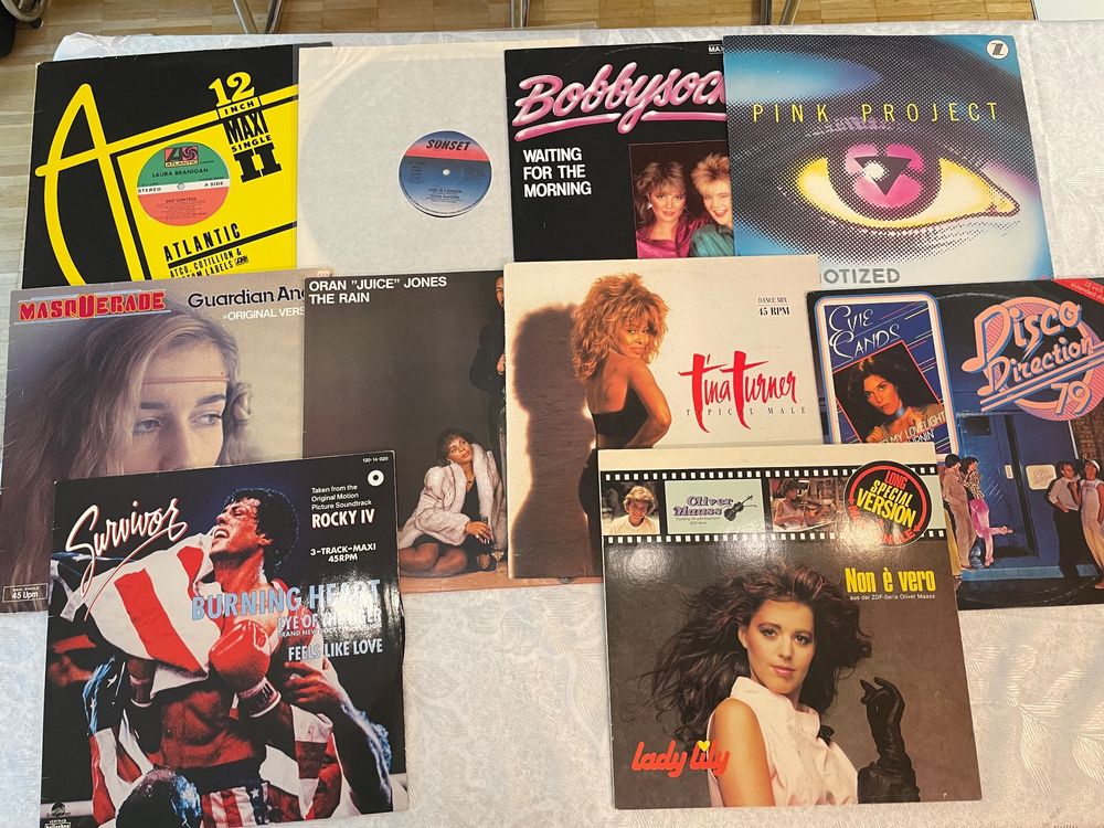 Maxi Singles 10 Stück - SET 1 | Kaufen auf Ricardo Maxi Singles 10 Stück - SET 1 | Kaufen auf Ricardo