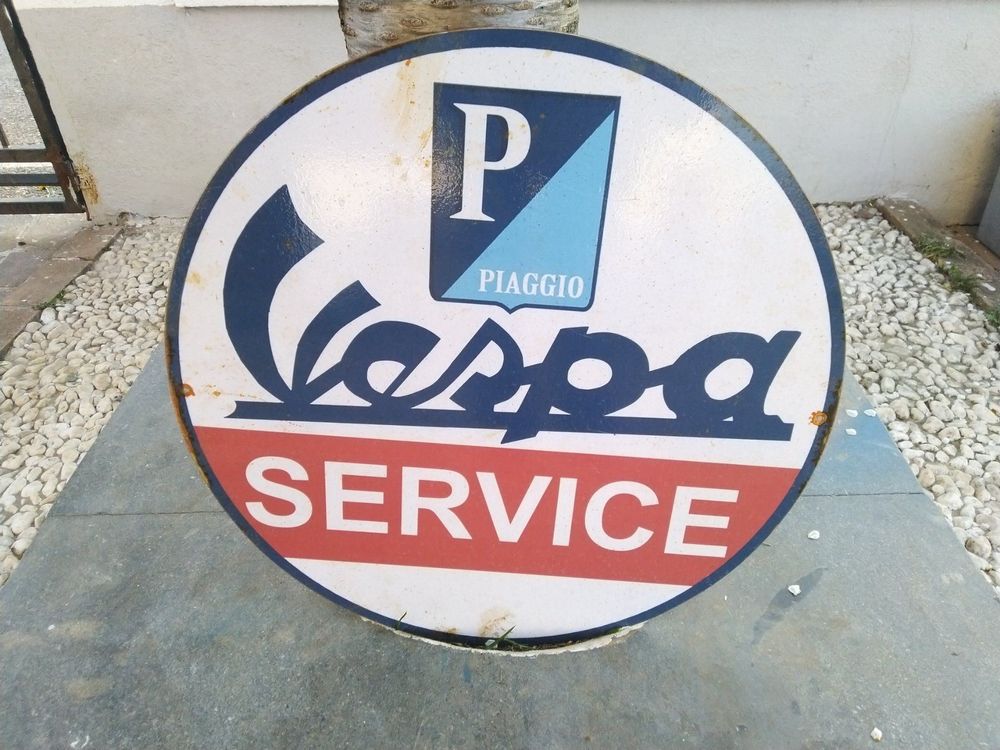 Blechschild Vespa Service real Rost 50cm | Kaufen auf Ricardo