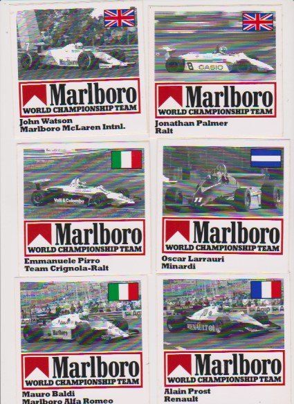 8 x Stickers F1 Marlboro Vintage (Gebraucht) in Bex für CHF 17 – mit ...
