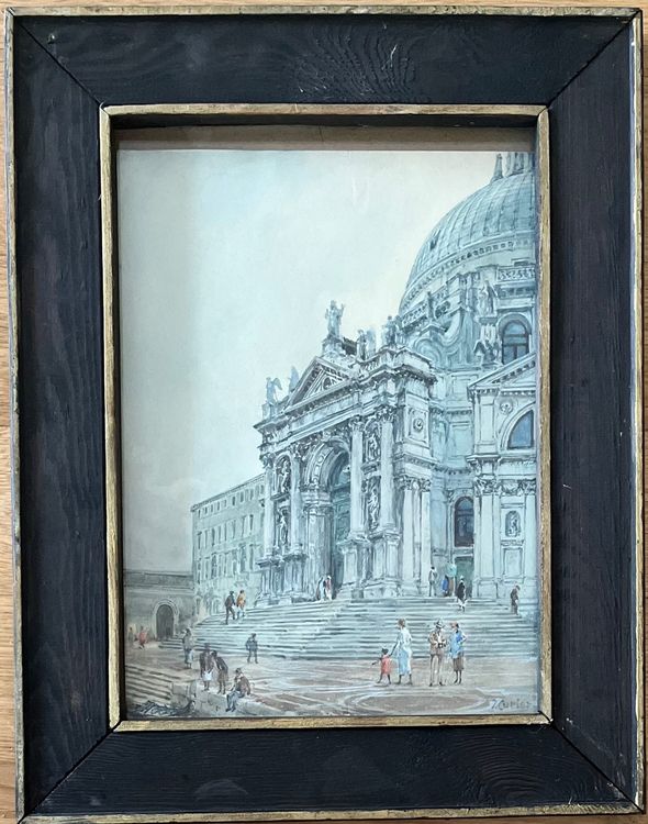 Alte Aquarell- Basilika di Santa Maria, Unl. Signiert (Gebraucht) in Root für CHF 19 – nur ...
