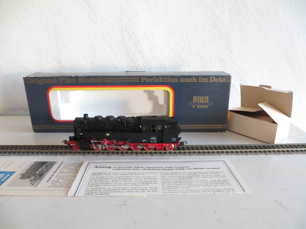 Piko H0: Dampflok BR 95 der DR, GS, schwarz, 5/6332, OVP | Kaufen auf Ricardo
