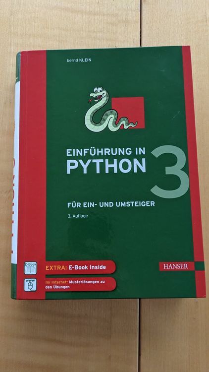 Einführung in Python 3 | Kaufen auf Ricardo