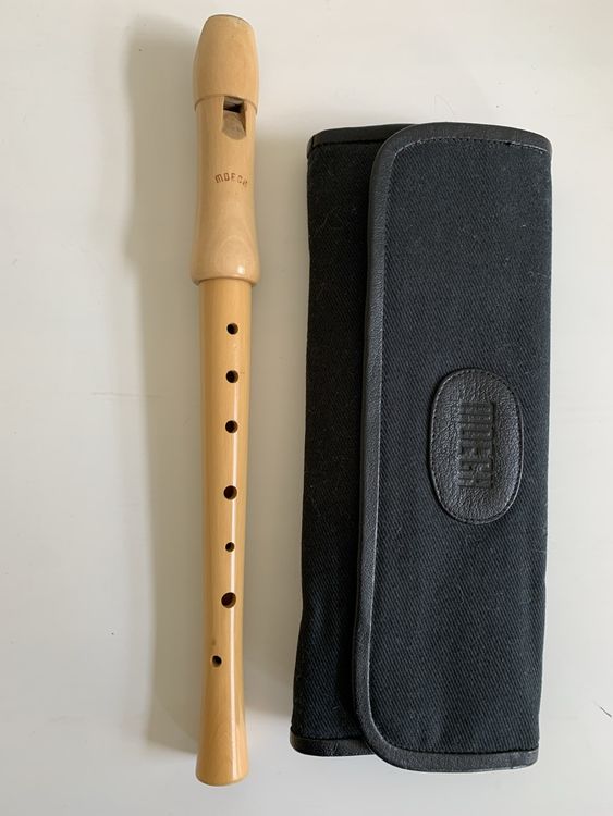 Moeck Blockflöte aus Holz mit Etui und Notenbüchern🎼🎵🎶 (Gebraucht) in ...