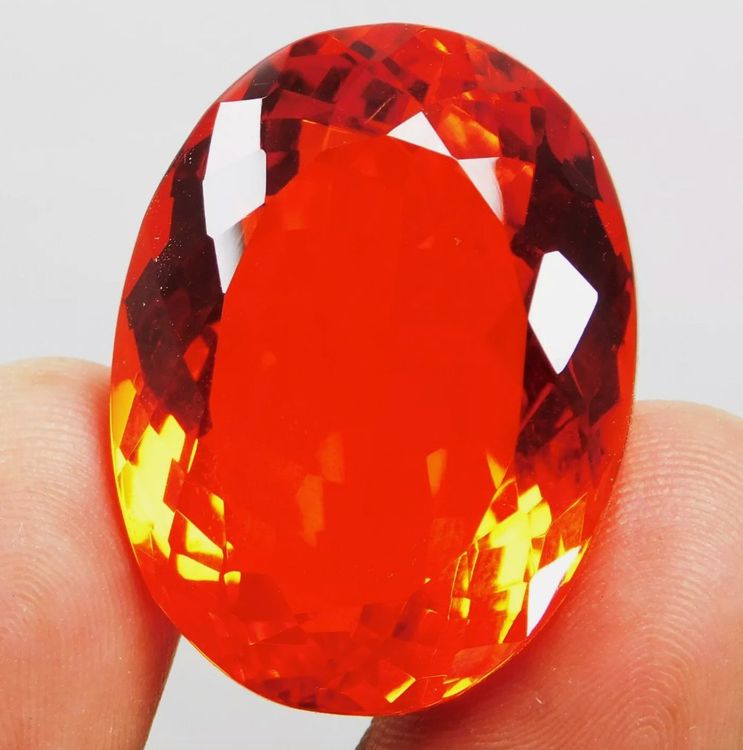 82.60 Ct Brazilian Orange Topaz Oval Cut Certified (Neu und ...