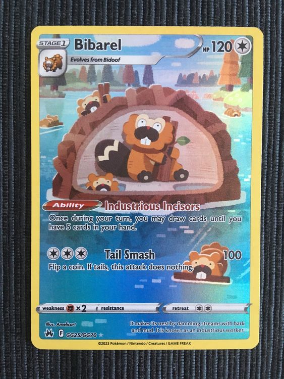 Pokemon Bibarel Crown Zenith Englisch (Neu (gemäss Beschreibung)) in ...