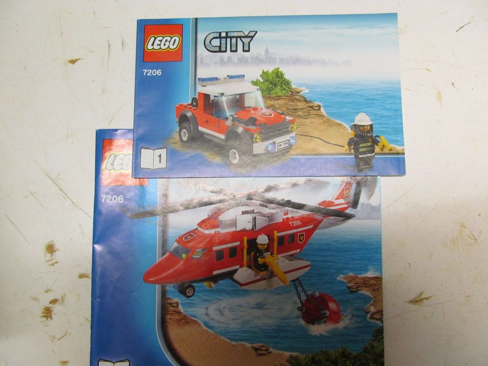 LEGO CITY 7206 LÖSCH-HELIKOPTER MIT JEEP (Gebraucht) in Grueningen für ...