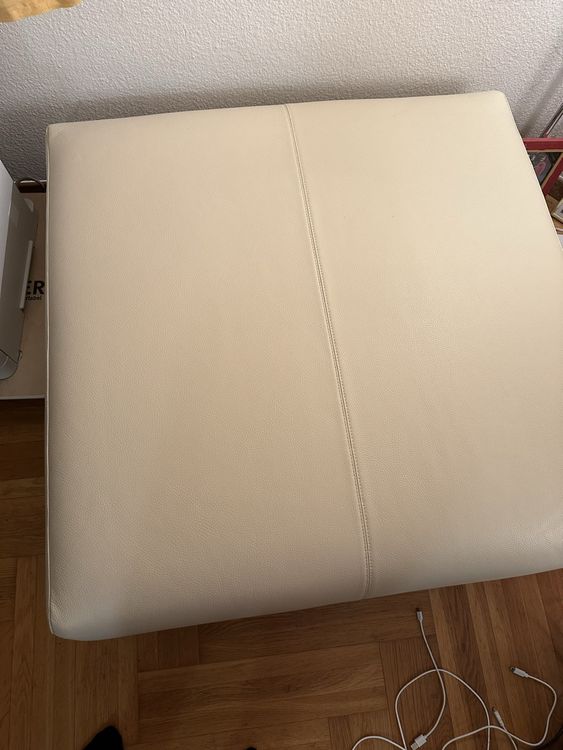 Japanischer Handgefertigter Leder Hocker Beige (Gebraucht) in Wettingen ...
