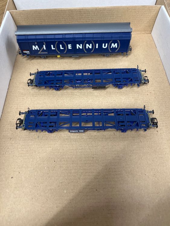 Märklin 48011 Güterwagen Millenium + Insider + Magazin (Gebraucht) in ...