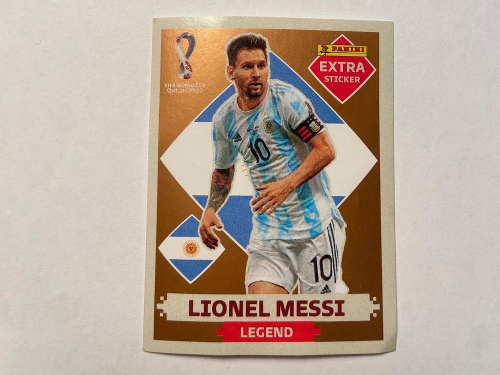 LIONEL MESSI PANINI LEGEND EXTRA CARD (Neu (gemäss Beschreibung)) in ...