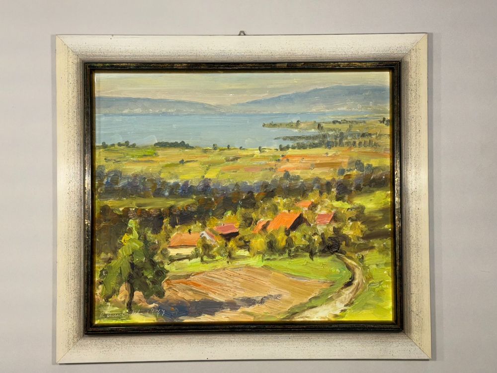 Ölbild gerahmt R. Ambühl 1977 (Gebraucht) in Zürich für CHF 150 – nur Abholung auf Ricardo kaufen
