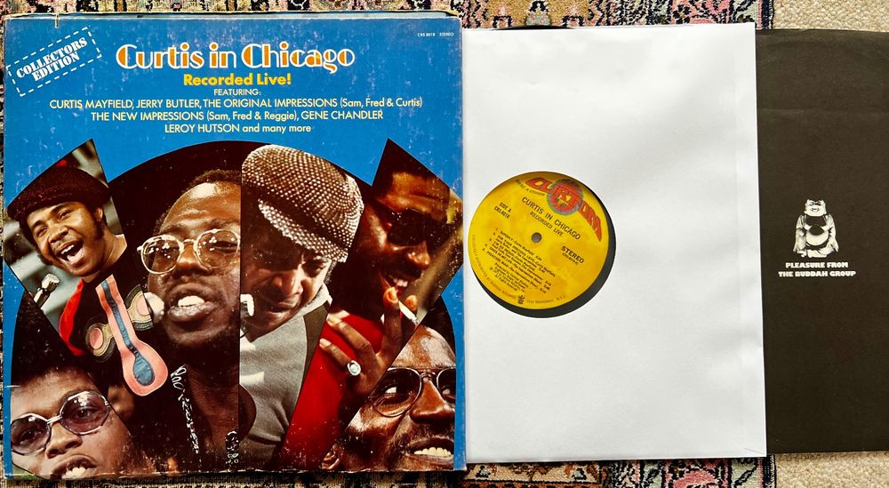 Curtis Mayfield - Curtis In Chicago - Recorded Live LP 🛀 (Gebraucht) in ...