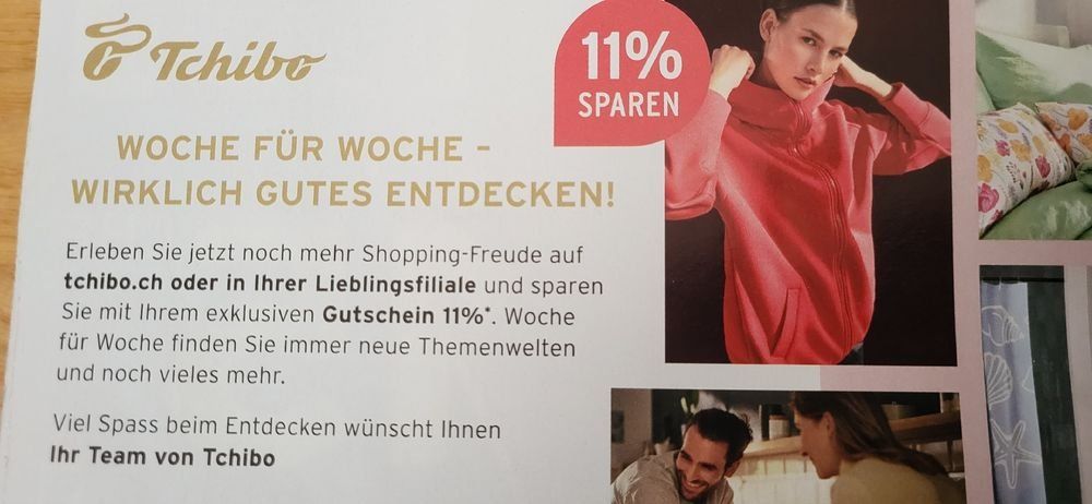 11% Rabatt bei Tschibo - Online Gutschein bis 06.10.2025 (Neu und ...