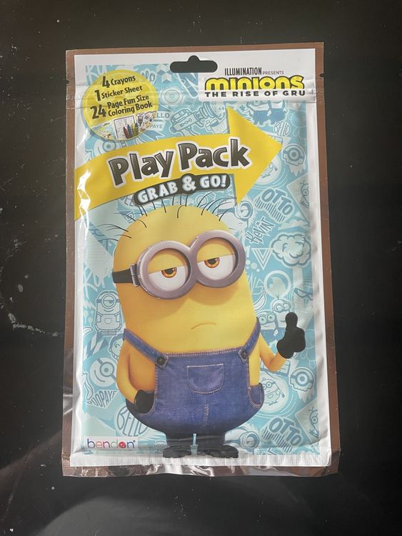 New Minions Grab & Go Play Pack with Crayons & Stickers | Kaufen auf ...