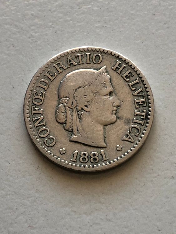 10 Rp. 1881 (Gebraucht) in Schötz für CHF 2 – mit Lieferung auf Ricardo kaufen