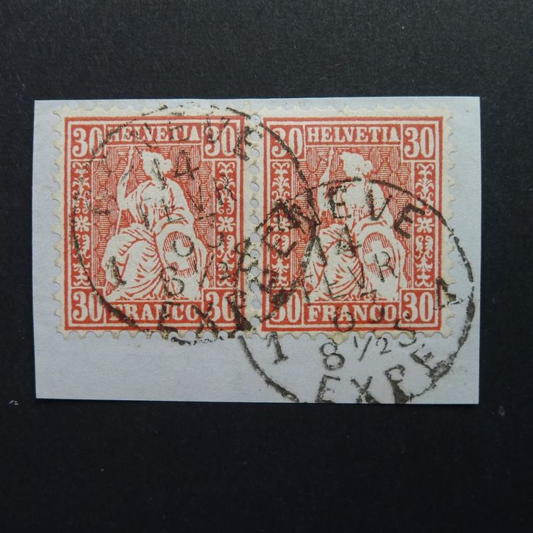 1863 Nr. 33 im Paar von GENEVE | Kaufen auf Ricardo