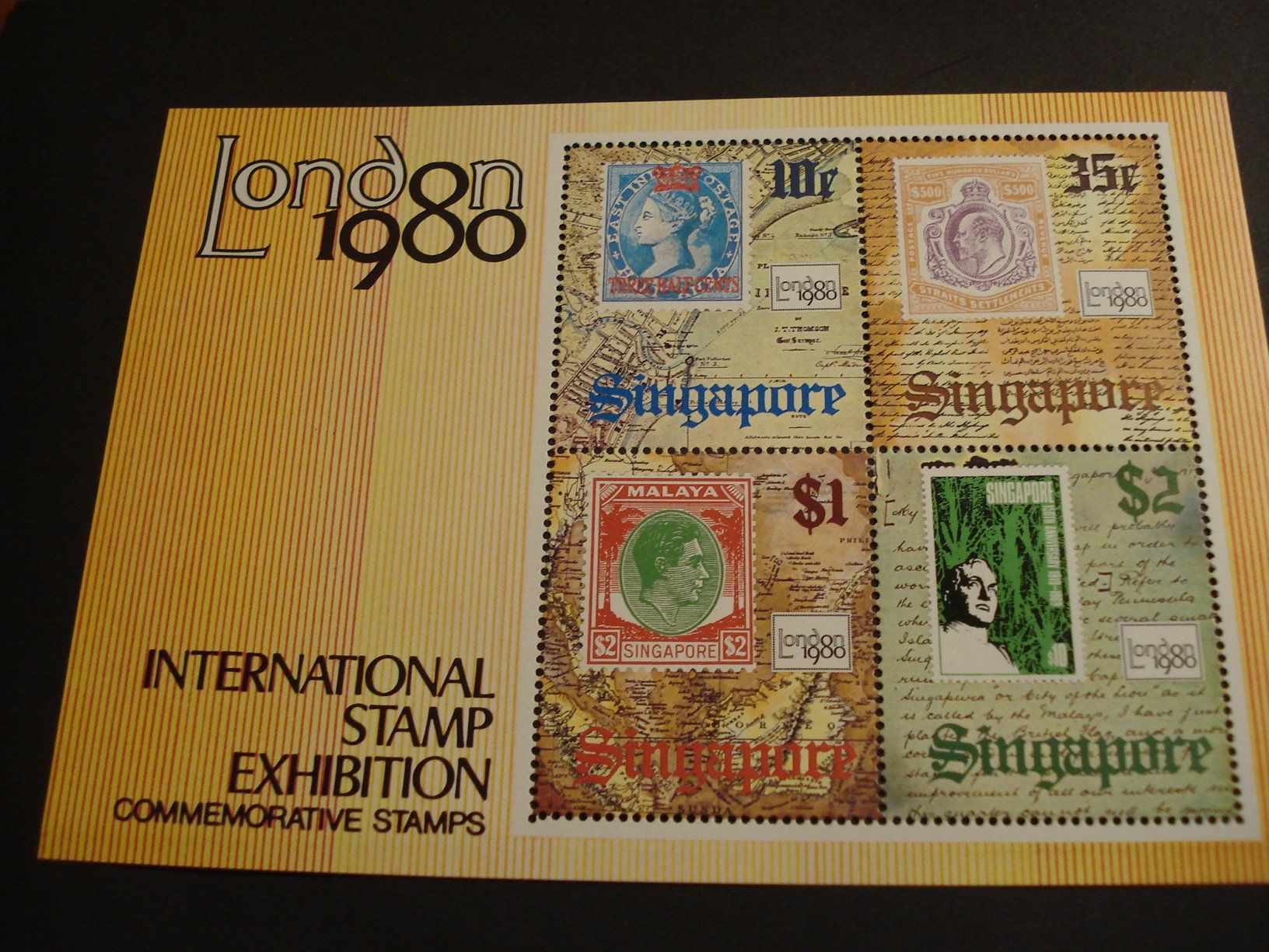 Singapore, Block 1980, Int. Stamp Exhibition London ** (Gebraucht) in ...