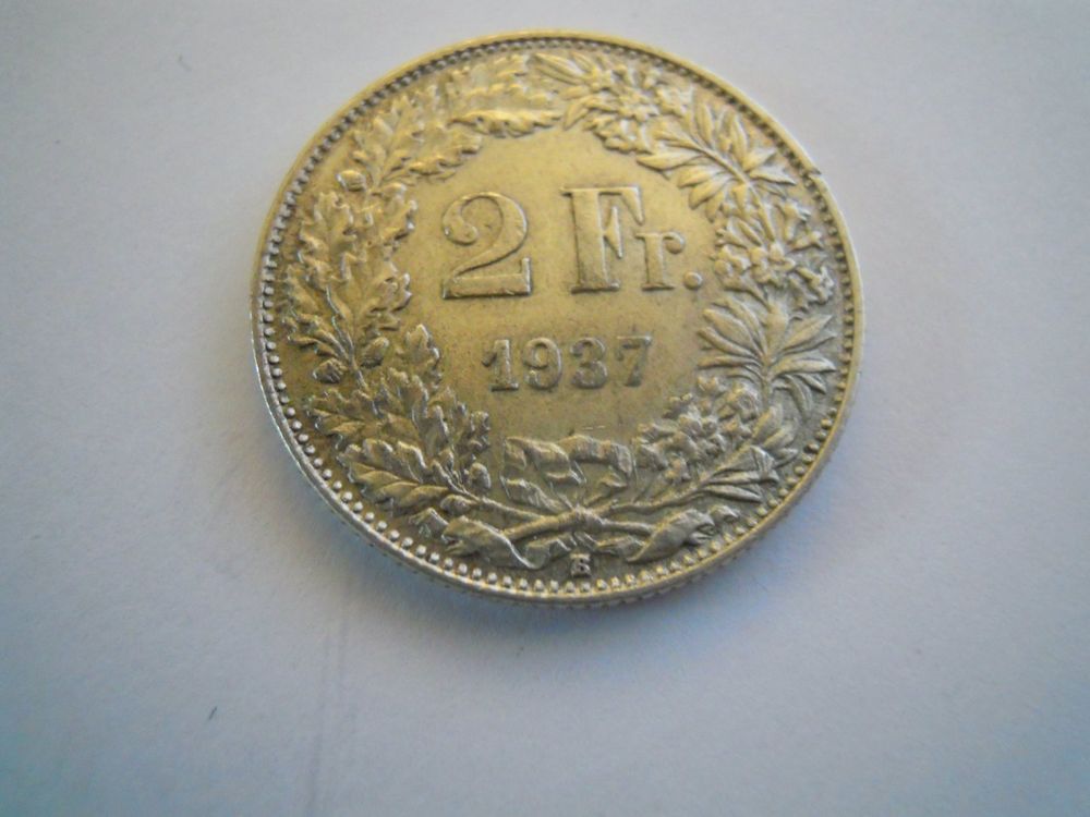 2 Fr. 1937 rar | Kaufen auf Ricardo