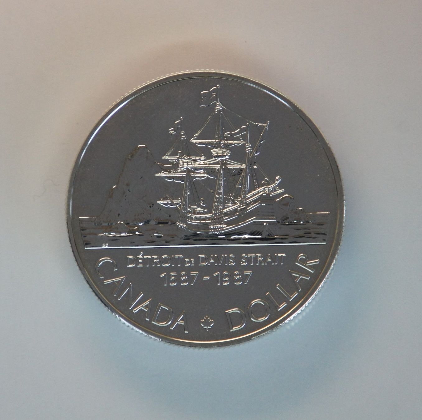 Gedenkmünze Kanada 1 Dollar Detroit Davis Strait Silber 500 (Gebraucht ...
