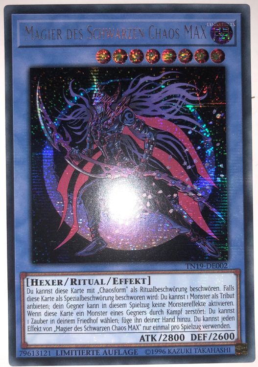 YuGiOh Magier des schwarzen Chaos MAX | Kaufen auf Ricardo