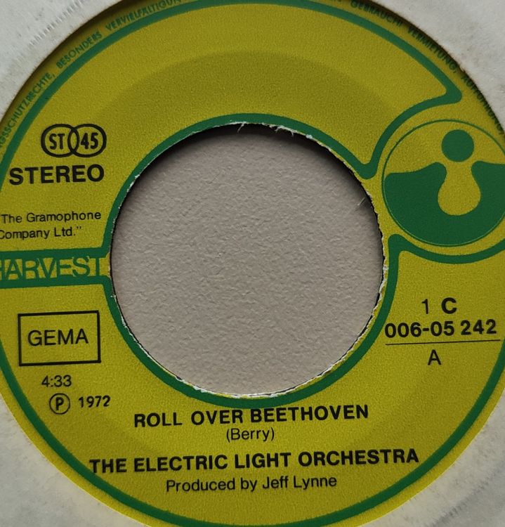 Vinyl-Single ELO - Roll Over Beethoven (Gebraucht) in Langenthal für ...