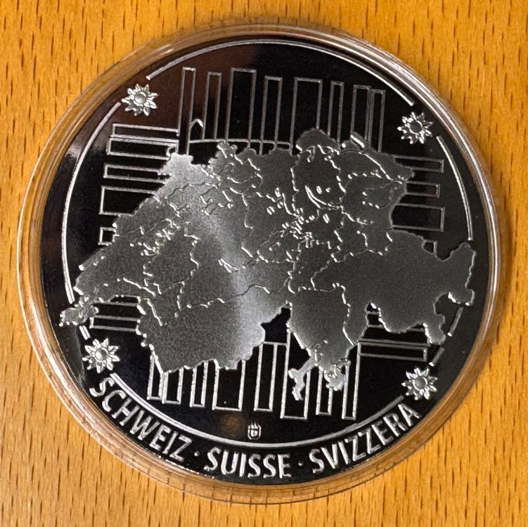 Schweiz 1000 Fr. Banknote Erstausgabe 1998, Jacob Burckhardt (Gebraucht ...