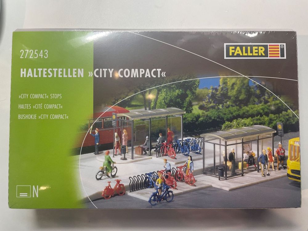 Haltestellen "City Compact" Bausatz Faller Spur N | Kaufen auf Ricardo