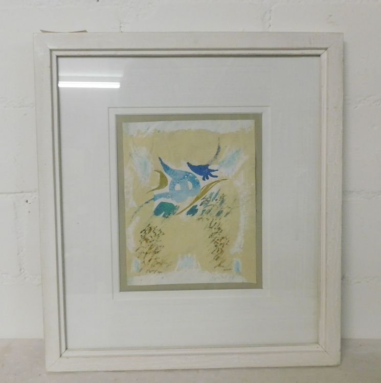 Rausverkauf - Kunst abstrakt Margret Büsser 1978 Aquarell (Gebraucht) in Sursee für CHF 50 – nur ...