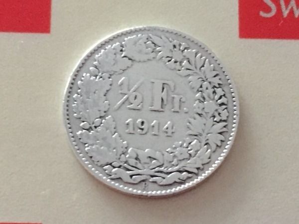 1/2 Franken 1914 ss, nur 2,0 Mio! (Gebraucht) in Elsau für CHF 1.6 – mit Lieferung auf Ricardo ...