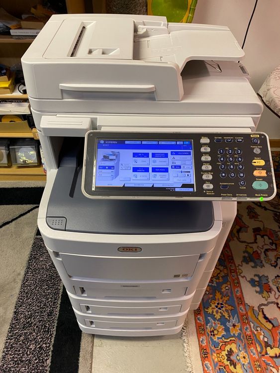 OKI A4 Multifunktions Farblaser Drucker MC760 m. 3 Kassetten (Gebraucht ...