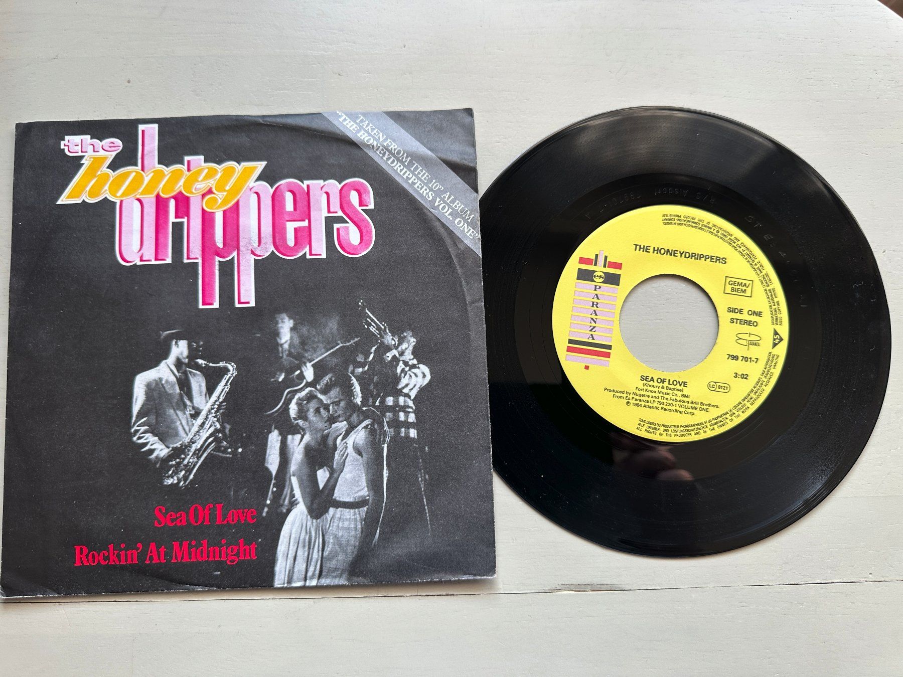 THE HONEYDRIPPERS ROBERT PLANT JEFF BECK JIMMY PAGE Single (Gebraucht ...