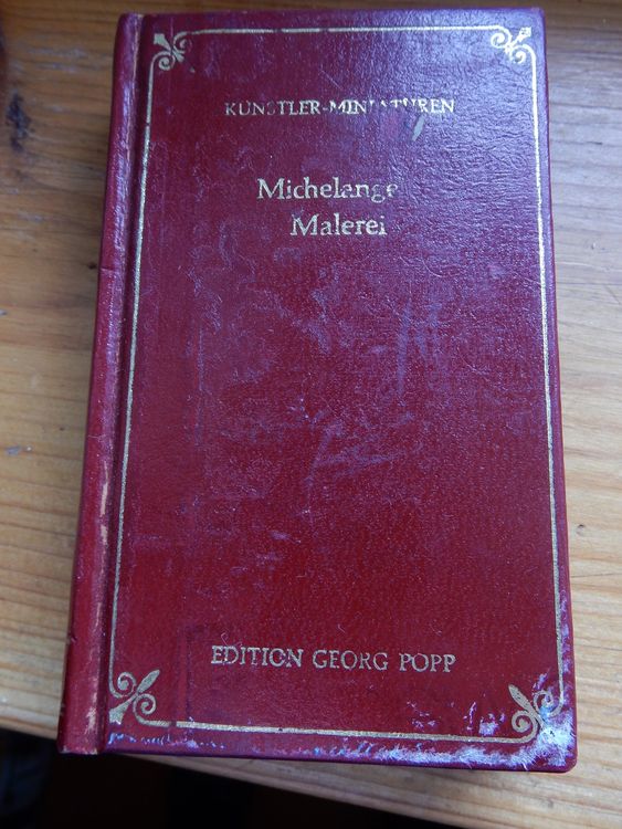 Michelangelo Malerei - Leder - Edition Georg Popp | Kaufen auf Ricardo