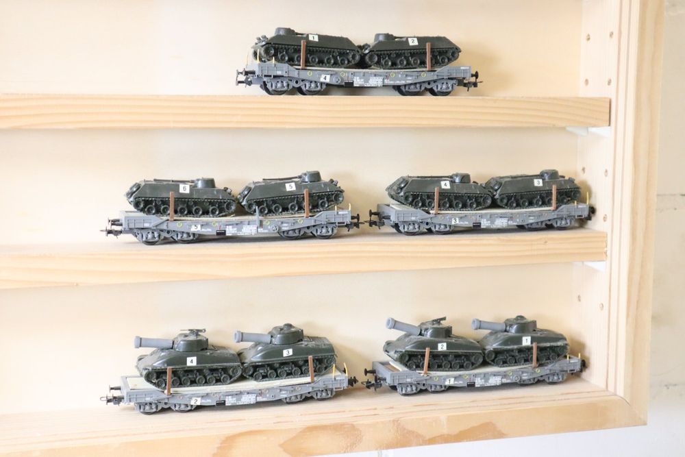 Liliput 5 x SBB Panzerwagen Set H0 - mit 10 x Panzer (Gebraucht) in ...