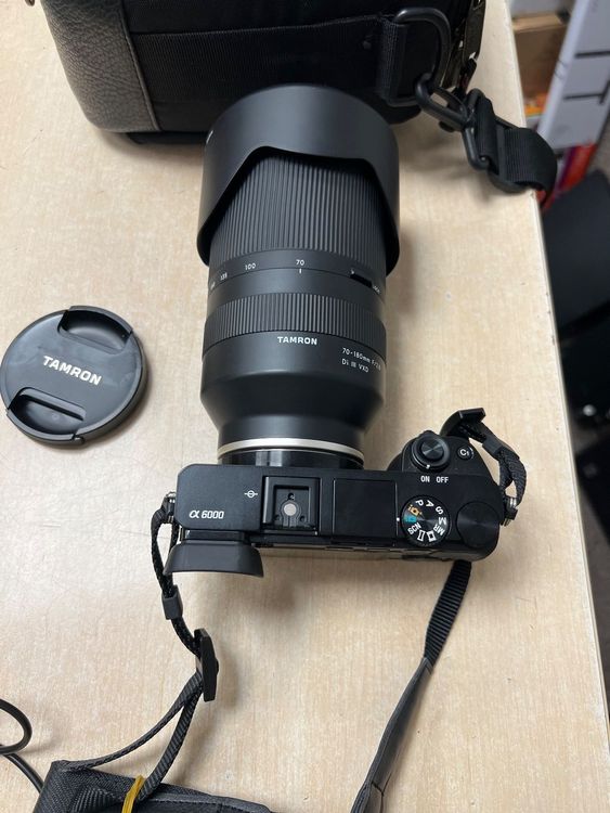 Sony Alpha 6000+Obj Tamron 70-180mm F2.8 Di 3VXD+Loweprobag (Gebraucht) in Kehrsatz für CHF 795 ...