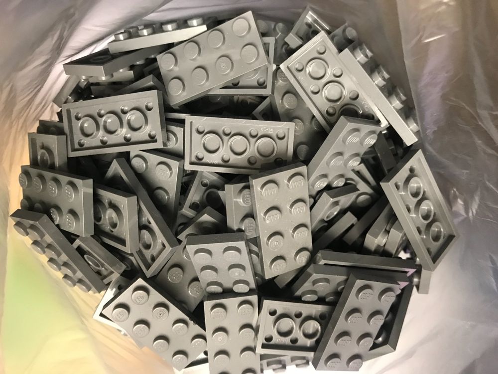 Lego 160 Gramm / ca. 140 Stück Platte 2x4 flach (3020) (Gebraucht) in ...