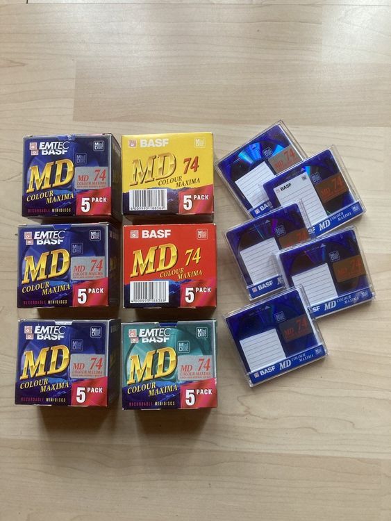 MiniDisc Disketten 7 x 5er Pack | Kaufen auf Ricardo