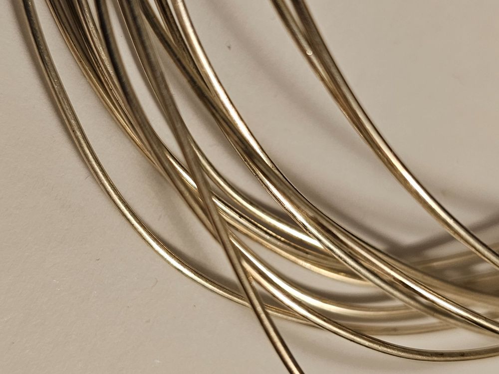 0,5 Meter 925 Silber Draht 1mm Silberdraht basteln Öse Kette | Kaufen auf Ricardo
