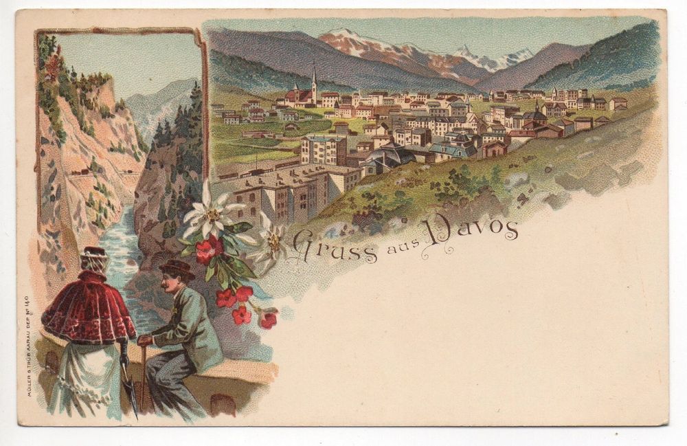 LITHO Gruss aus Davos (Neu (gemäss Beschreibung)) in Jona für CHF 14.9 – mit Lieferung auf ...