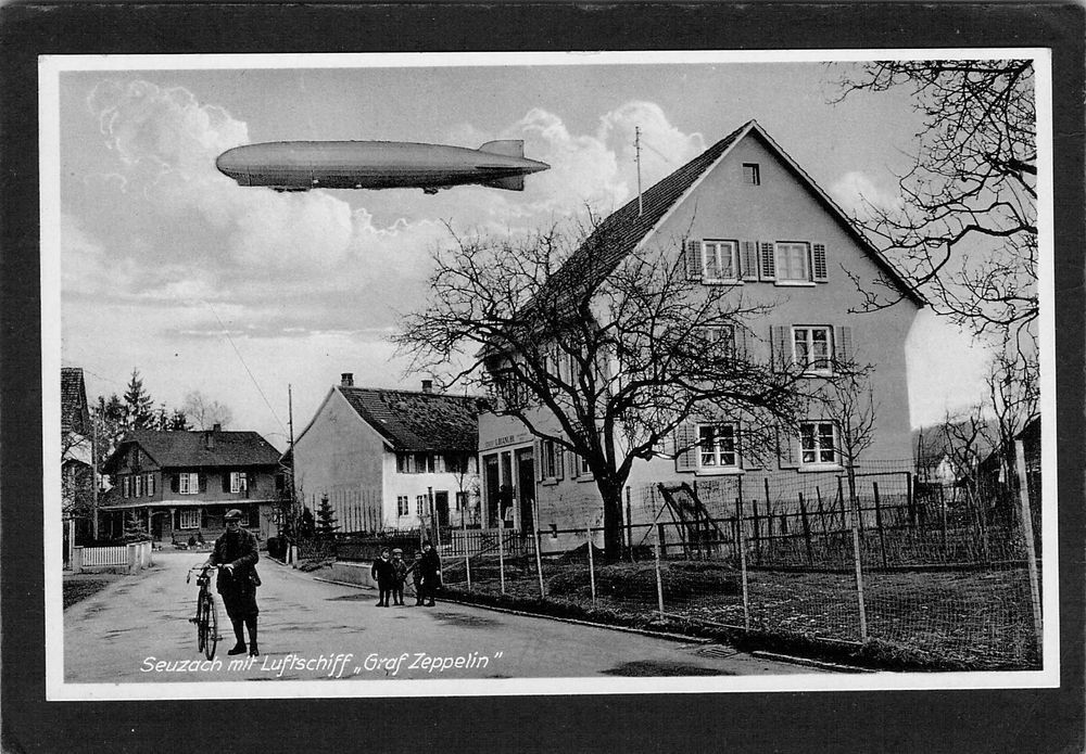 Seuzach ZH mit Luftschiff Graf Zeppelin (Gebraucht) in Reichenburg für ...