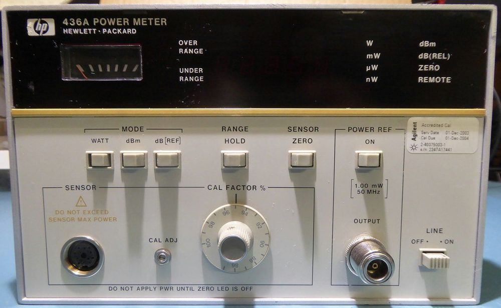 hp Power Meter 436A +Power Sensor 8482A | Acheter sur Ricardo