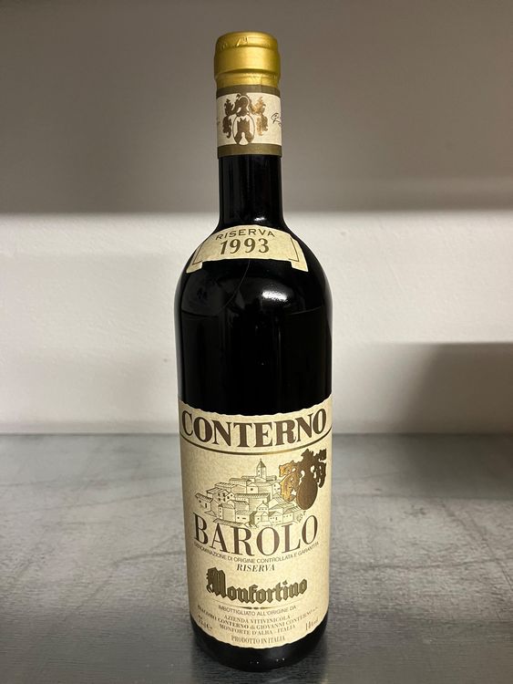 BAROLO MONFORTINO Giacomo Conterno Jg.1993 (Neu (gemäss Beschreibung ...