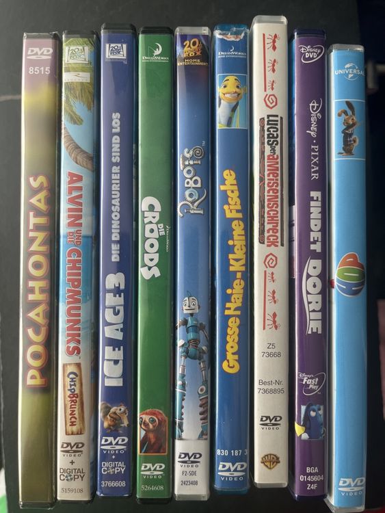 9 DVD‘s - Trickfilme: ice age, findet Dorie, Robots, Alvin | Kaufen auf ...