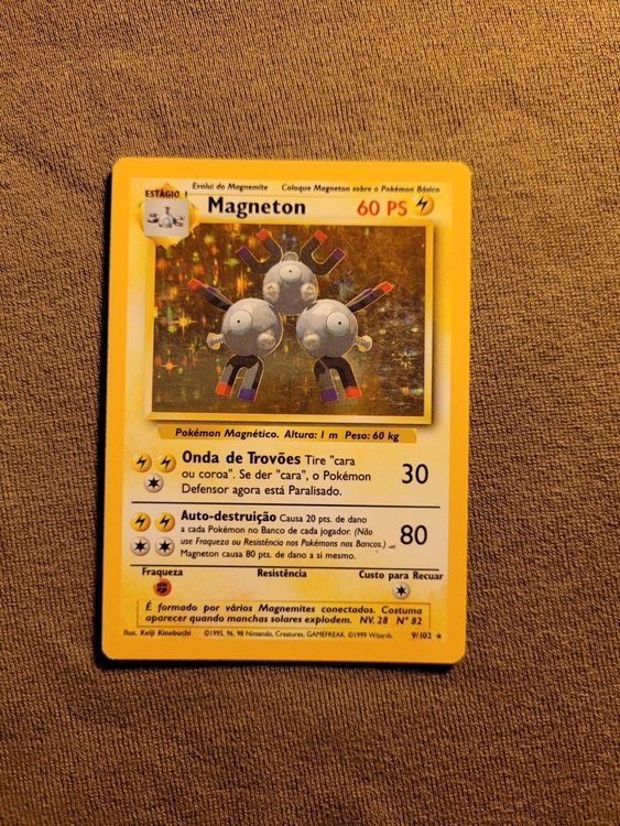 Magneton Base Set Holo 09 - Pokémon TCG (Gebraucht) in Grindelwald für ...