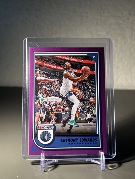Anthony Edwards Purple, Nba Hoops 2022-23, Wolves (Neu und ...