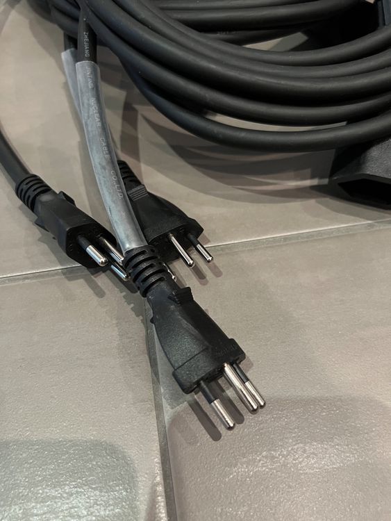 10x Verlängerungskabel 5-Meter / H07RN-F / 3x1,5mm / T12-T13 (Neu (gemäss Beschreibung)) in ...