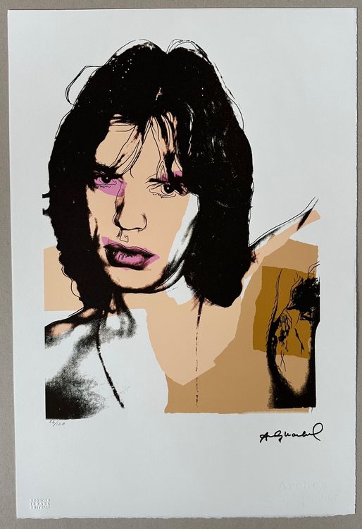 Andy Warhol: Mick Jagger 26/100 (Neu (gemäss Beschreibung)) in Meilen für CHF 56 – mit Lieferung ...