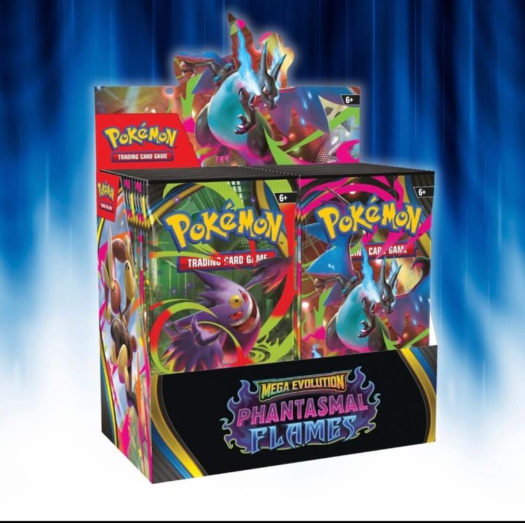 Phantasmal Flames Booster Box Display Pokemon EN OVP (Neu und ...